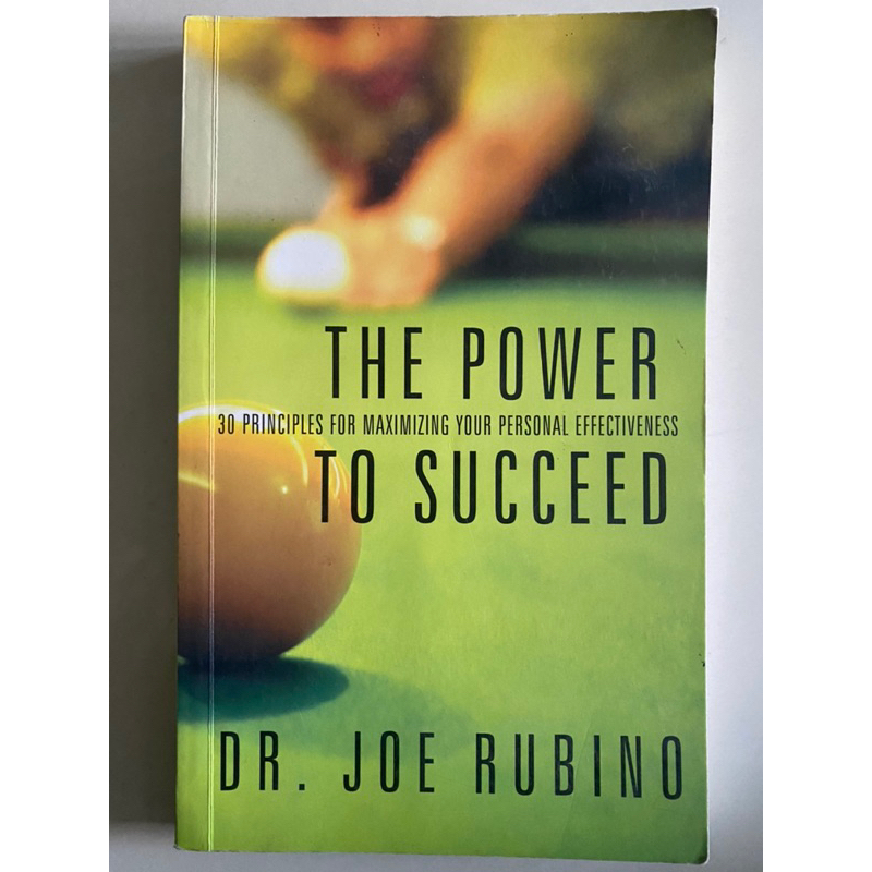 The Power To Succeed By Dr Joe Rubino | Shopee Malaysia