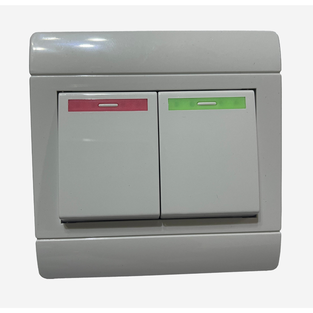 Autogate Push Button Two Gang press Switch | Shopee Malaysia