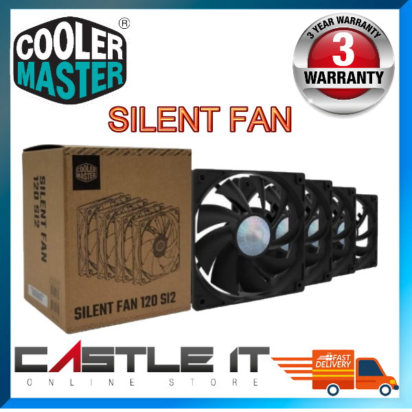 Cooler Master SILENT FAN 120 S12 4 IN 1 PACK R4-S2S-124K-R2 12CM Casing ...