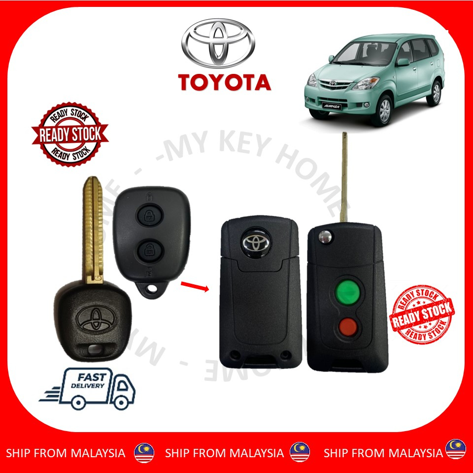 Toyota Flip Key case shell for Avanza Rush | Shopee Malaysia