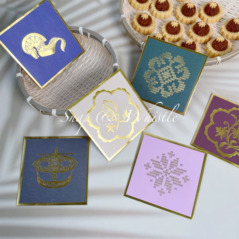 2024 Premium Klasik Sampul Duit Raya 5pcs/pack Gold Exclusive Setulus ...