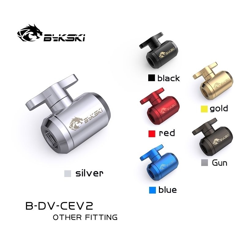 BYKSKI B-DV-CEV2 G1/4 Female to Female Drain Ball Valve | Shopee Malaysia
