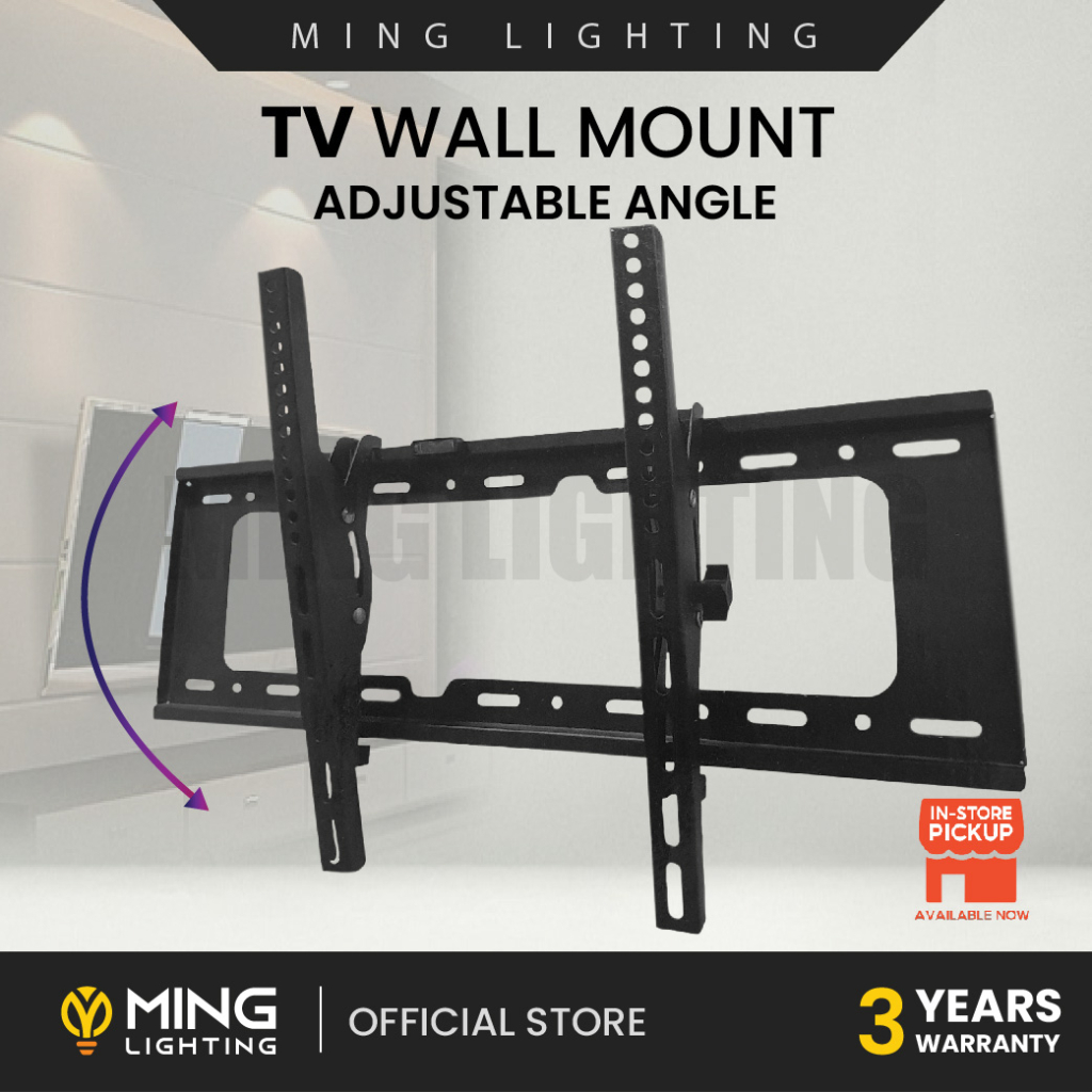 Universal TV Bracket Set LED LCD Plasma Wall Mounted Adjustable Fix ...