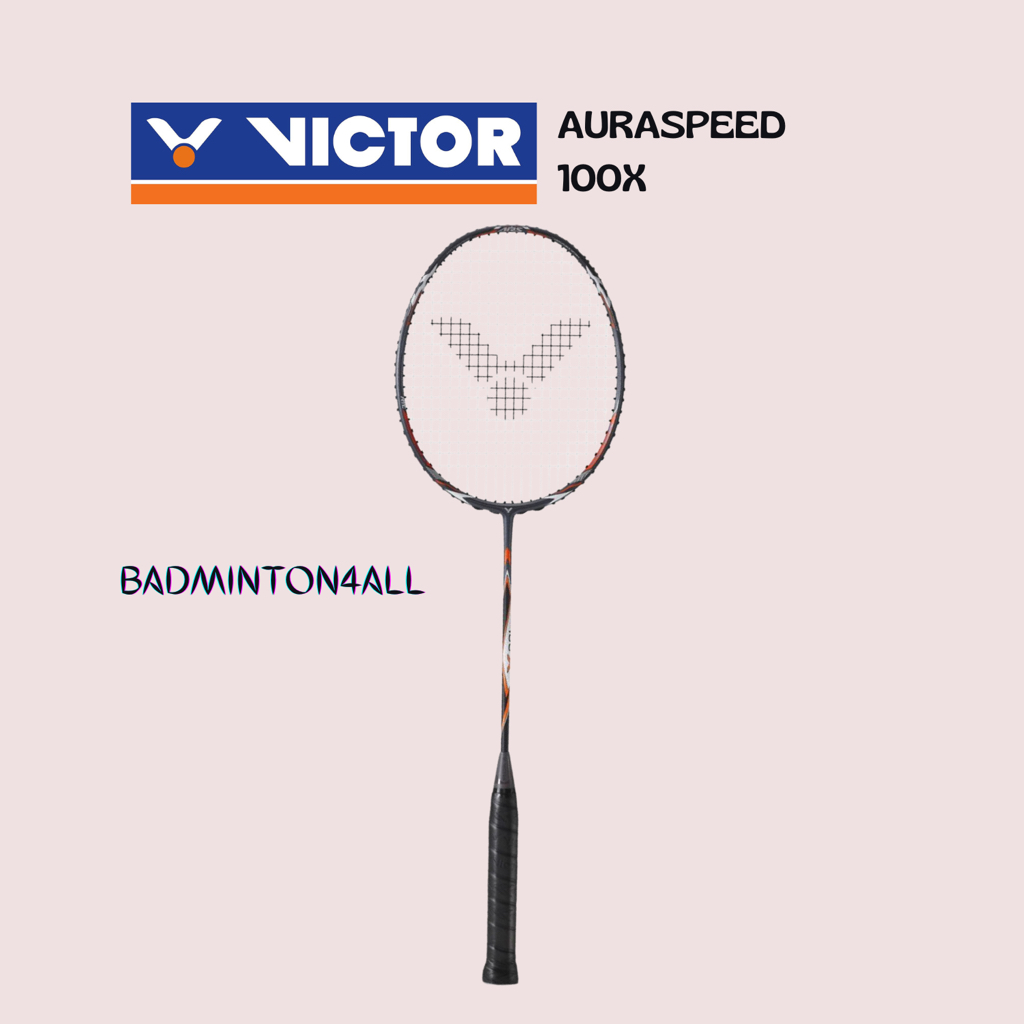 VICTOR AURASPEED 100X MOHAMMAD AHSAN BADMINTON RACKET ARS-100X | Shopee ...