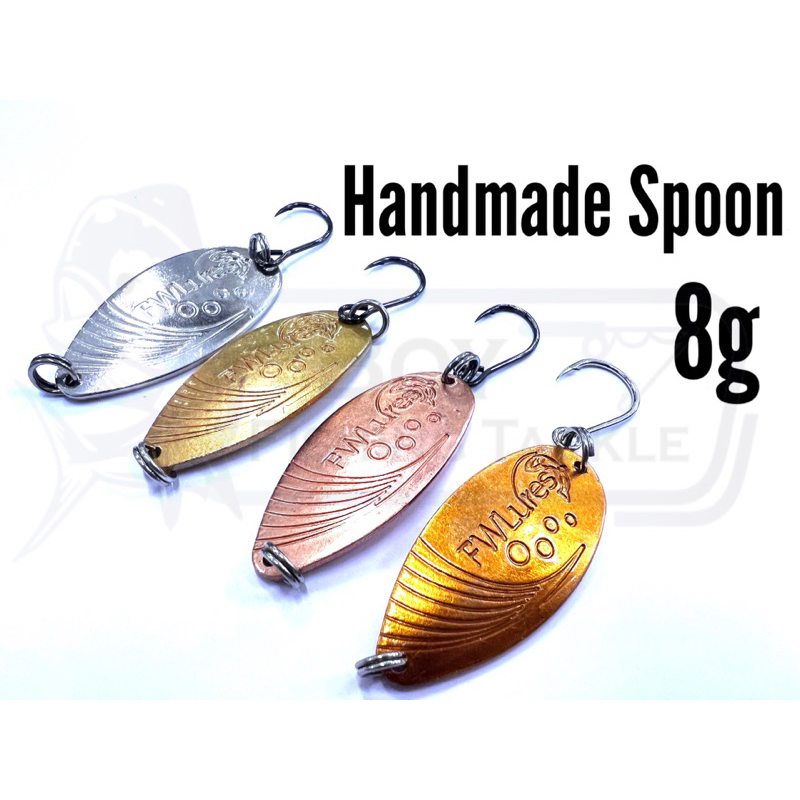 FW LURES SPOON 4cm 8g TOKWAN SPOON FISHING LURE | Shopee Malaysia