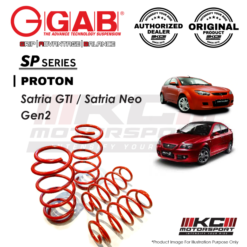 Proton Satria GTI / Gen2 / Satria Neo - GAB SP Series Sport Lowered ...