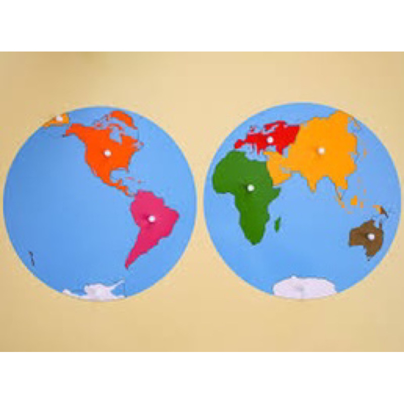 Montessori Continent Map of the World | Shopee Malaysia