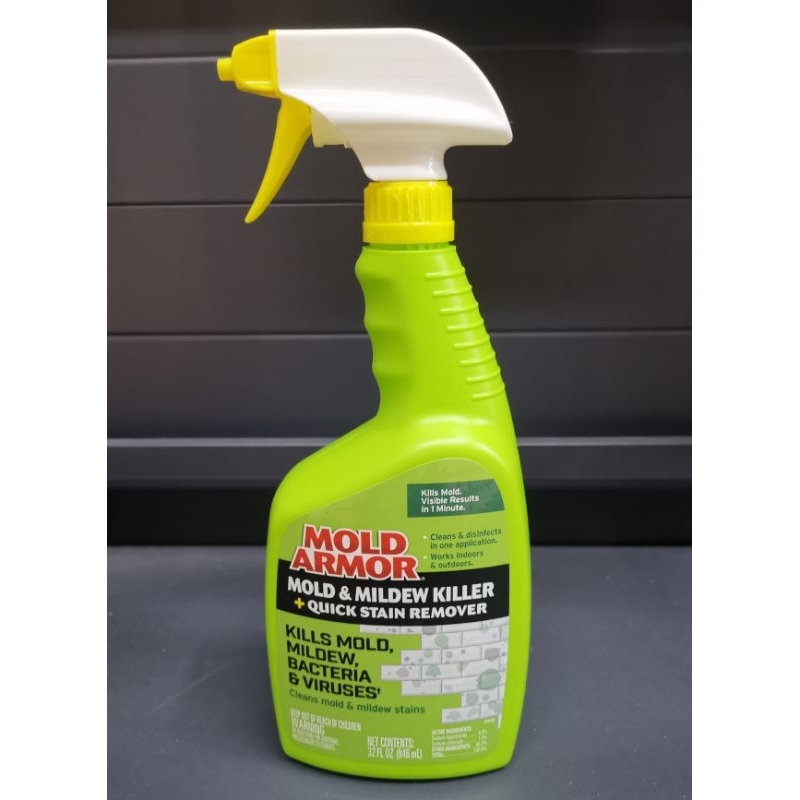 🇺🇸 Mold Armor Mold & Mildew Killer Quick Stain Remover - 946ML | Shopee ...