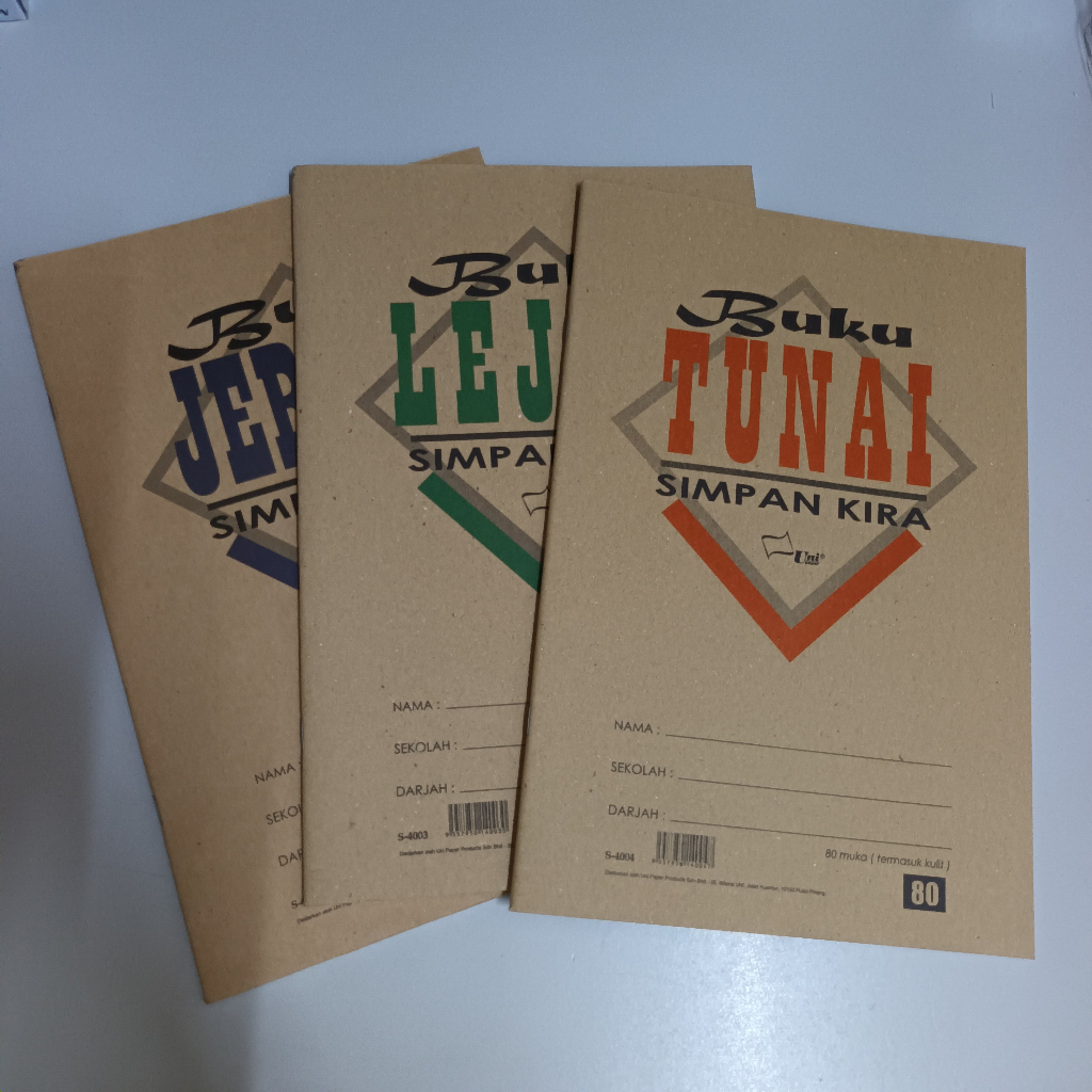 Uni Craft Cover F4 Buku Lejar / Buku Jernal / Buku Tunai 80pages ...