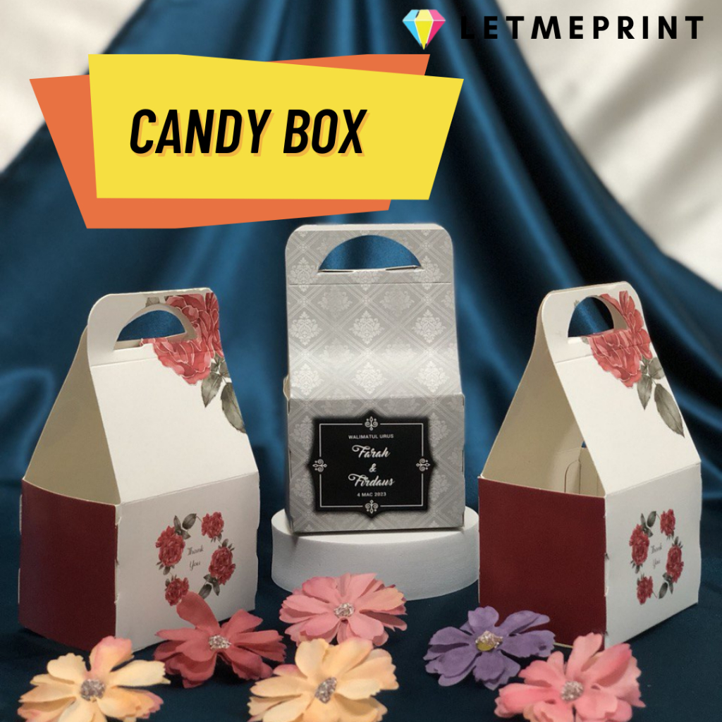 1PCS CANDY BOX / DOORGIFT BOX / KOTAK COKLAT / KOTAK KAHWIN / KOTAK ...