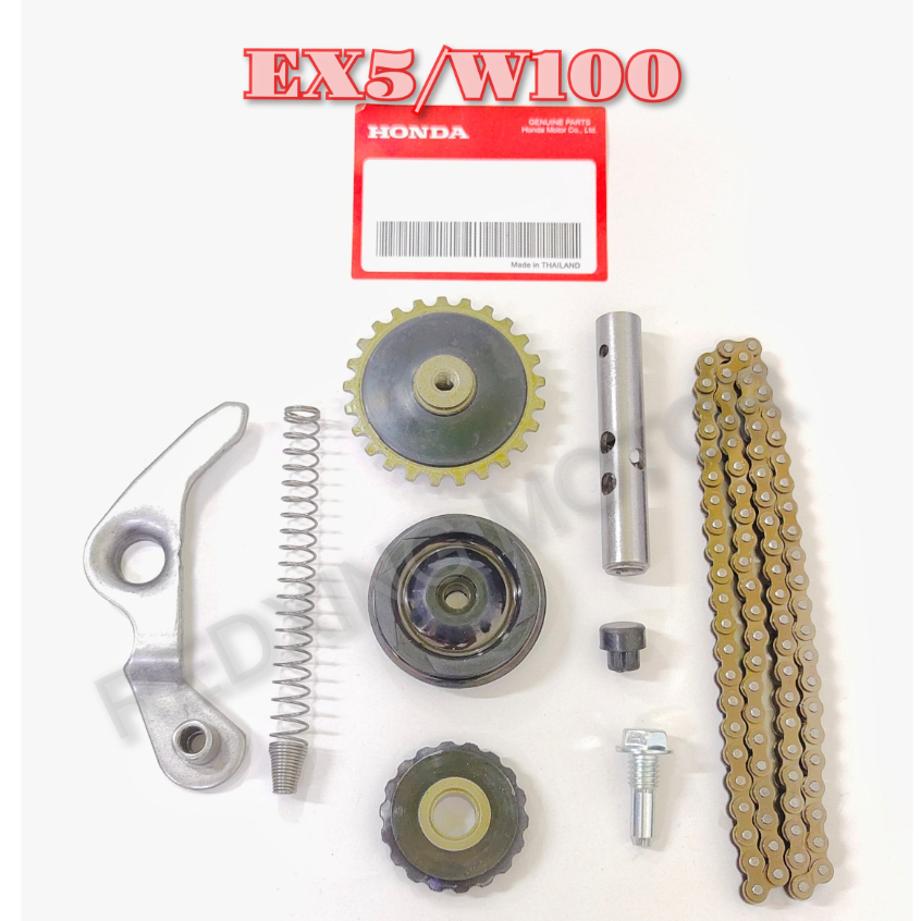 HONDA EX5 DREAM / W100 TIMING CHAIN + ROLLER COMPLETE SET | Shopee Malaysia