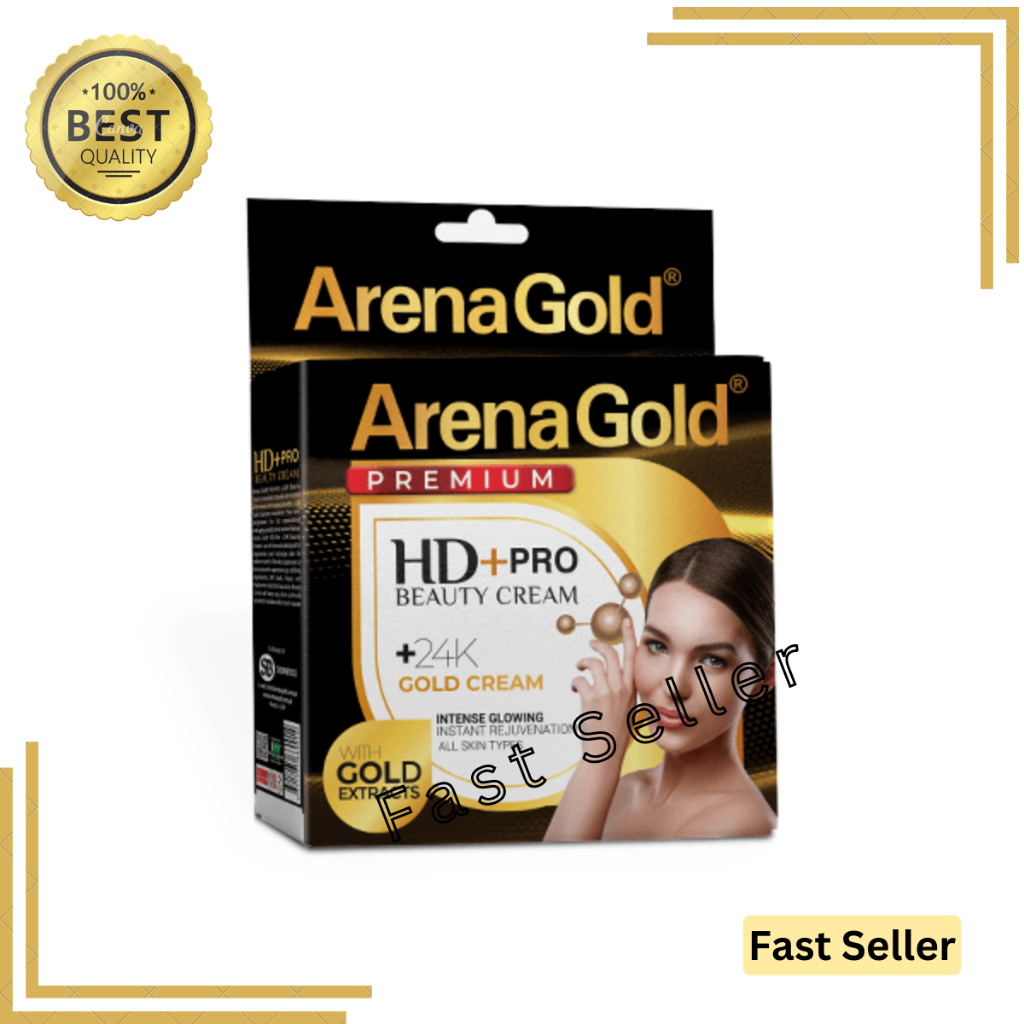 100% Original, Arena Gold HD Pro Beauty Cream | 24K Gold Cream - 30g ...
