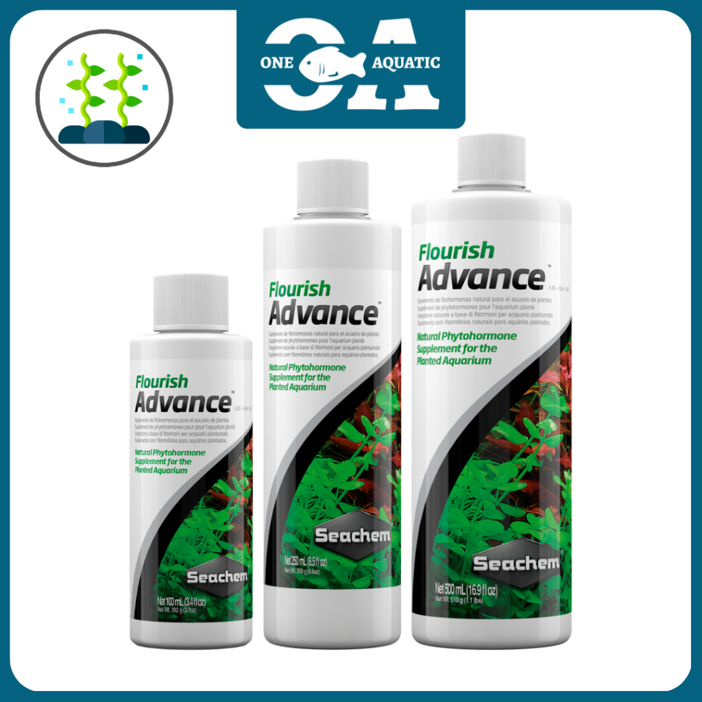 SEACHEM Flourish Advance - Plant supplement for Freshwater Aquarium ...