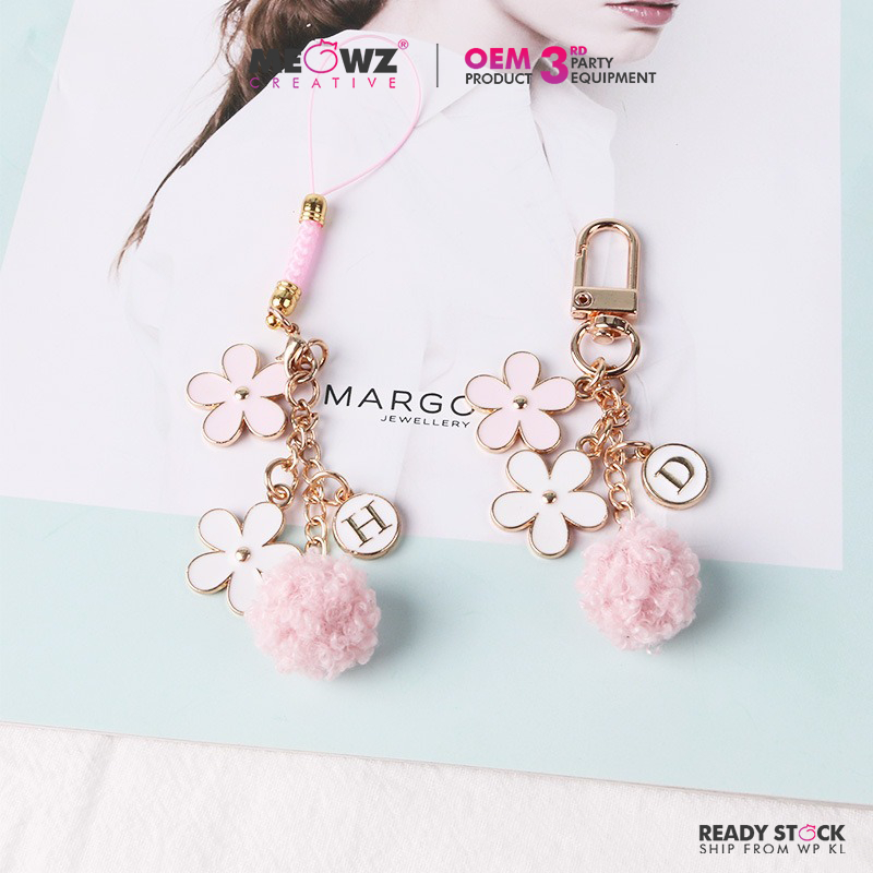 Sakura Flower Pink Keychain and Phone Strap | Shopee Malaysia