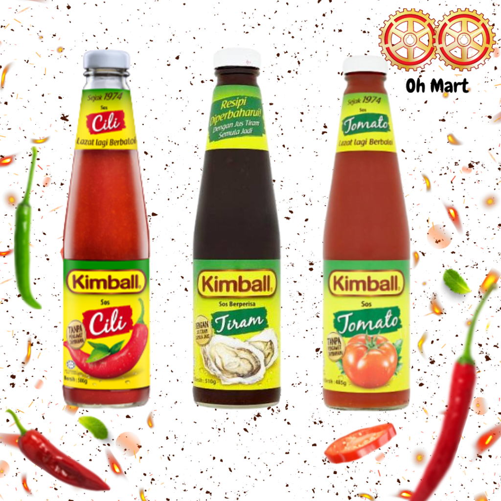 Kimball Sos Cili(500g/340g) /Sos Tiram(510g/255g) /Sos Tomato(485g/325g ...