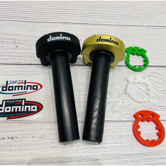 DOMINO FAST THROTTLE XM2 BLACK/GOLD PREMIUM QUALITY DOMINO HANDLE GRIP ...