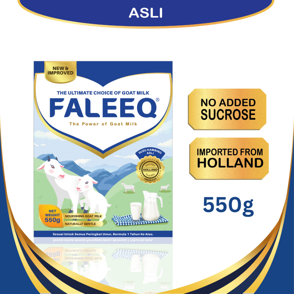 FALEEQ Susu Kambing Asli NEW & IMPROVED 550g | Shopee Malaysia