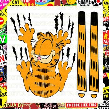 Sticker Wiper Kereta - Garfield Scratch Hang | Shopee Malaysia