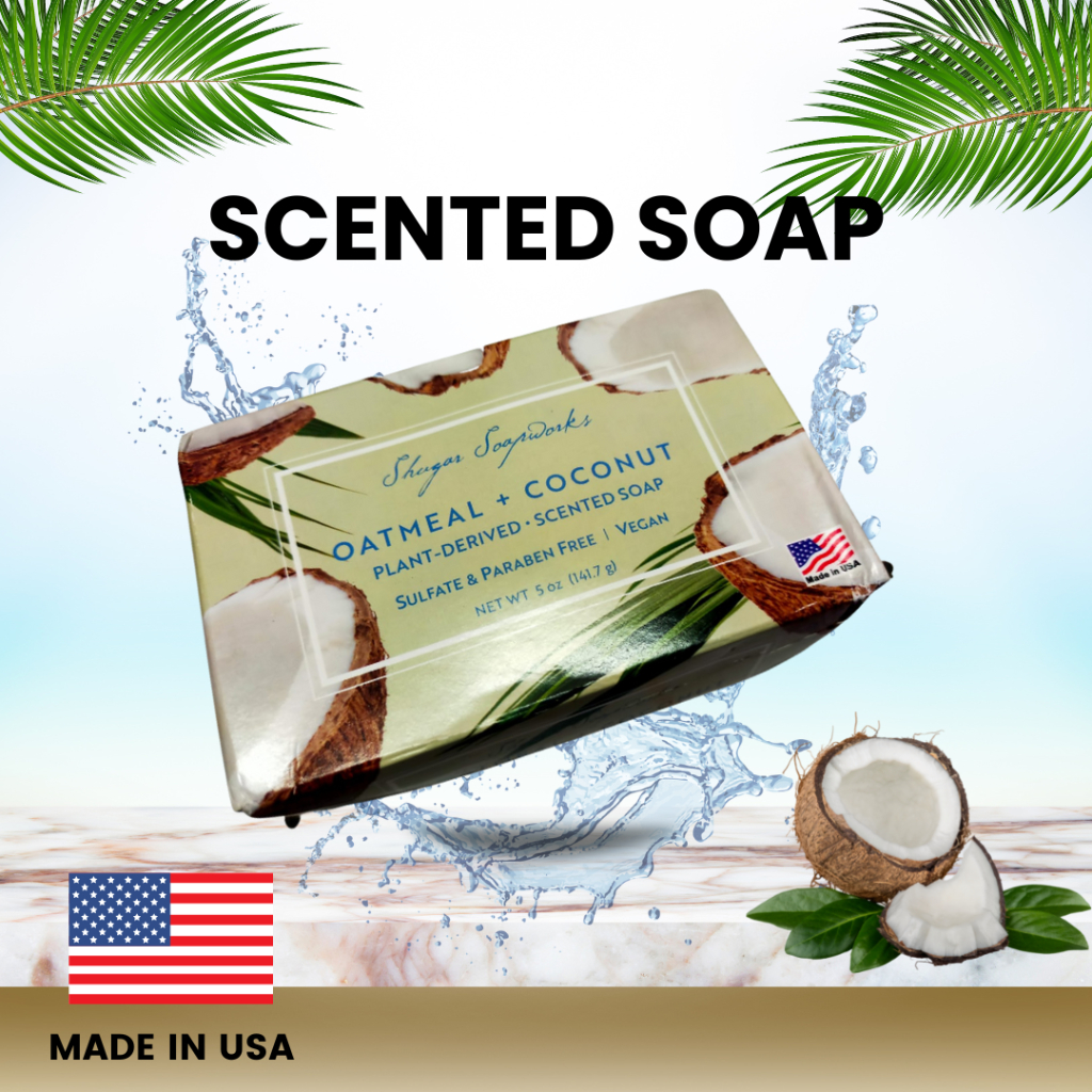 Oatmeal + Coconut Scented Soap | Shopee Malaysia