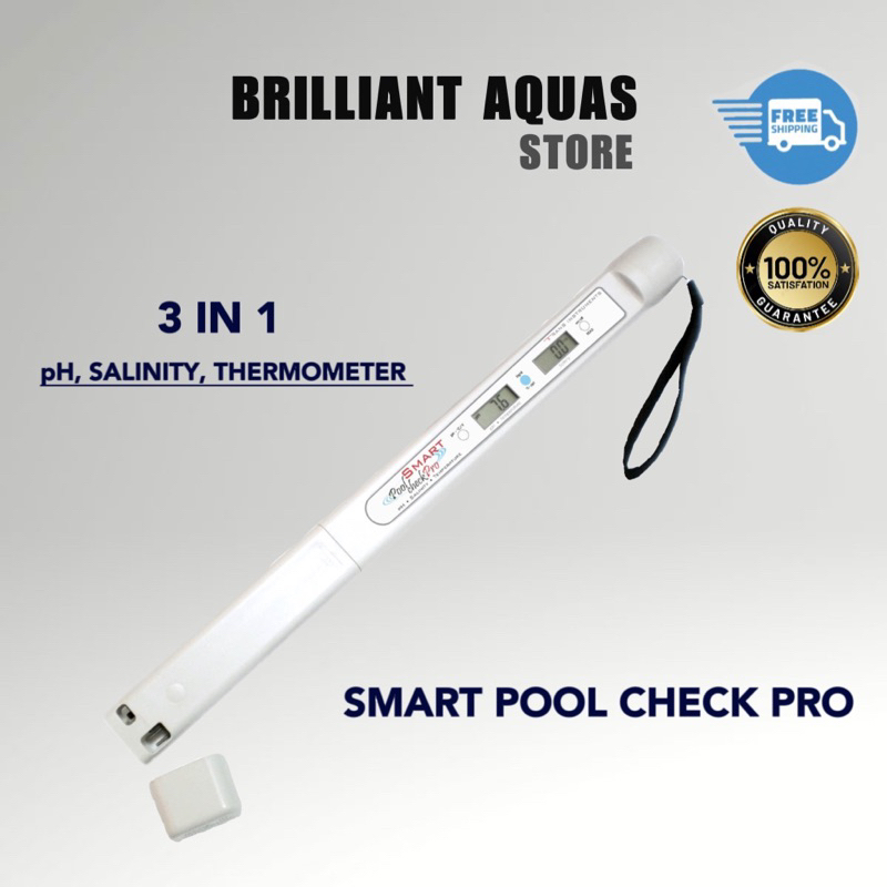TRANS INSTRUMENTS SMART 3 IN 1 Salt Pool Check Pro (Salinity%- ppt, pH ...