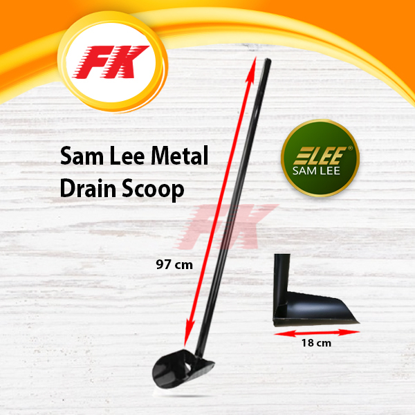 SAMLEE M2222 Besi Cangkul Penyodok Longkang Pengorek Sampah Longkang ...