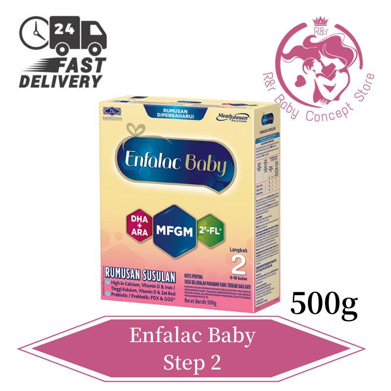 Enfalac Baby Step 2 - 500g (Milk Formula) Expire Date 2024 | Shopee ...