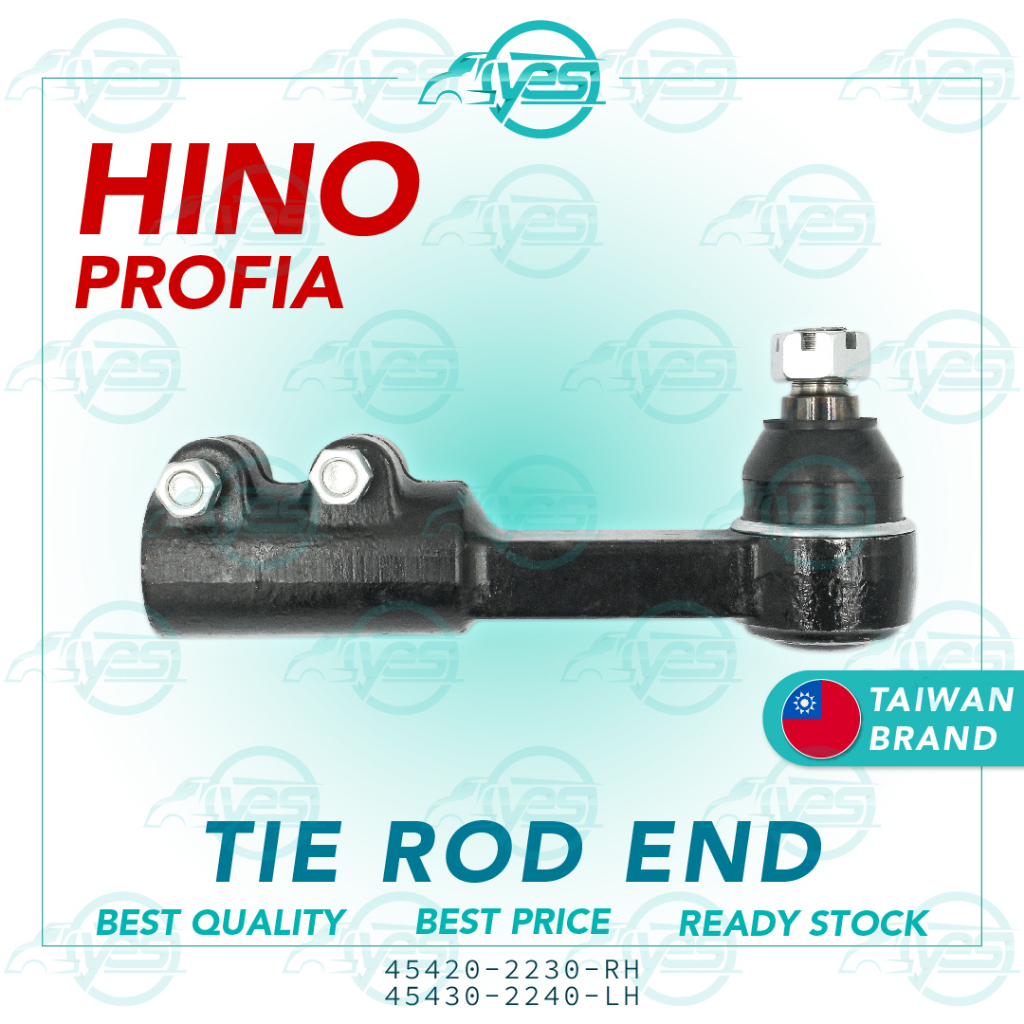 HINO PROFIA DOUBLE AXLE TIE ROD END RH/LH TRUCK LORRY 45420-2230-RH 45430-2240-LH | Shopee Malaysia