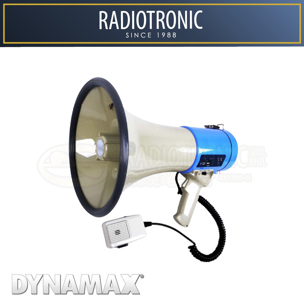 DYNAMAX PAMPTK-SR88SU Power Megaphone with Siren (USB, SD, AUX, MUTE) | Shopee Malaysia