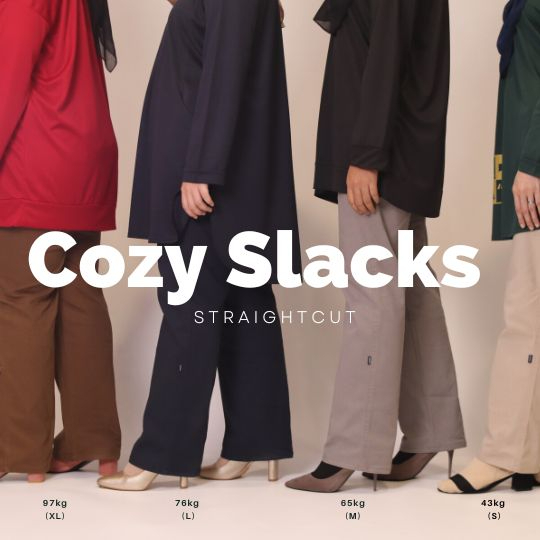COZY SELUAR SLACKS CASUAL WANITA SELUAR PEREMPUAN OFFICEWEAR ...