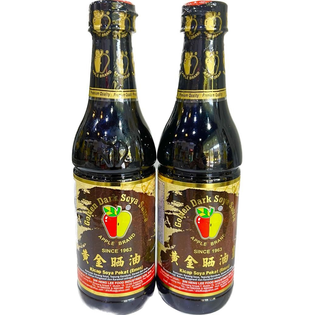 Apple Brand Golden Dark Soya Sauce / Apple Brand Kicap Soya Pekat Emas ...