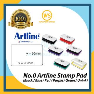 Artline Stamp Pad / Stamp Pad / Refill Stamp Pad No:00, 0, 1 & 2 ...