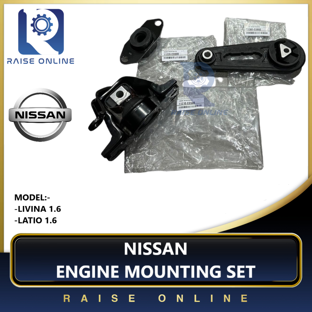 ( 100% ORIGINAL JAPAN ) NISSAN LIVINA 1.6 ENGINE MOUNTING SET | Shopee ...