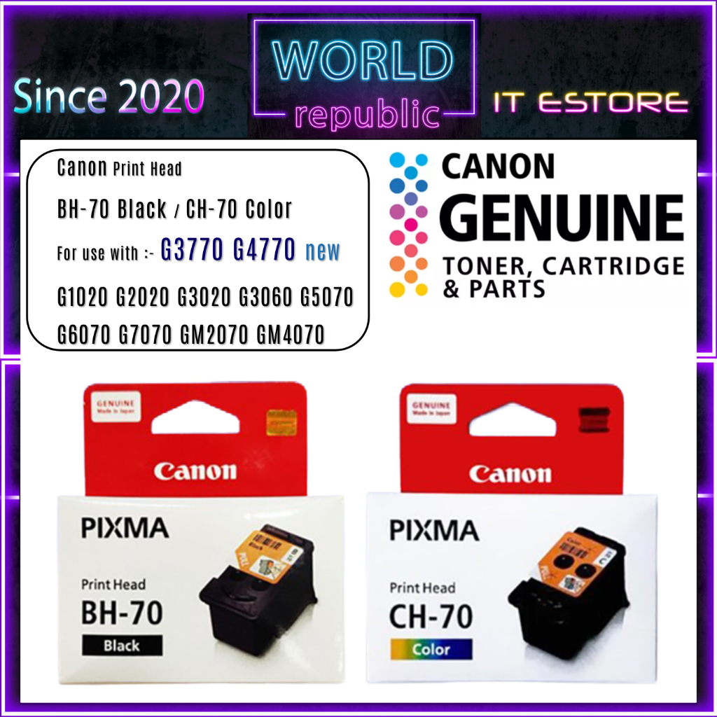Original Canon BH-70 BH70 CH-70 CH70 Printer Head Cartridges PIXMA ...
