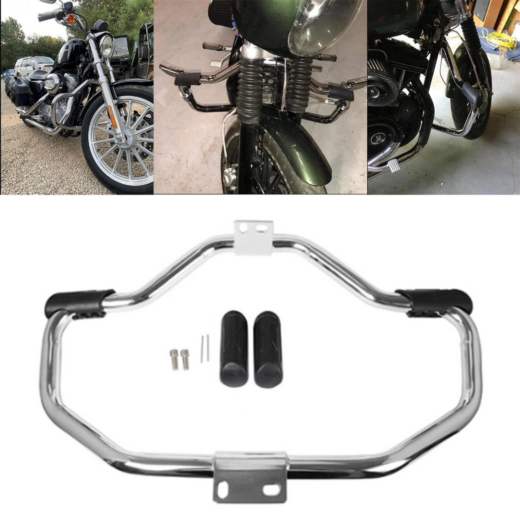 harley engine guard brash bar sporster xl 1200 04-18 iron 883 09-18 ...