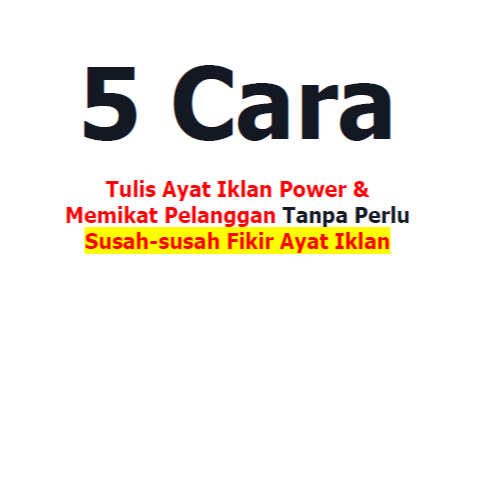 5 Cara Tulis Ayat Iklan Power & Memikat Pelanggan | Shopee Malaysia