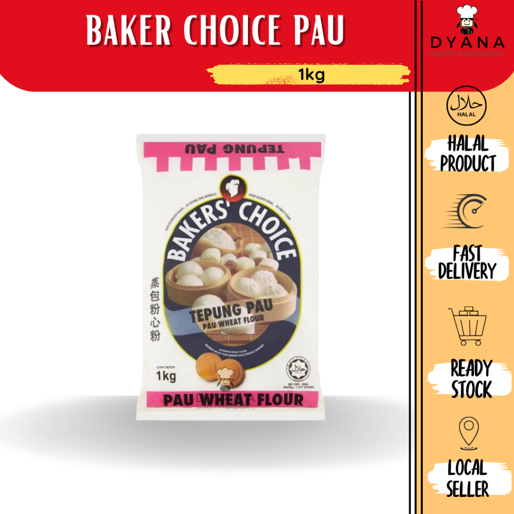BAKERS CHOICE PAU FLOUR \ BAKERS CHOICE TEPUNG PAU 1KG | Shopee Malaysia