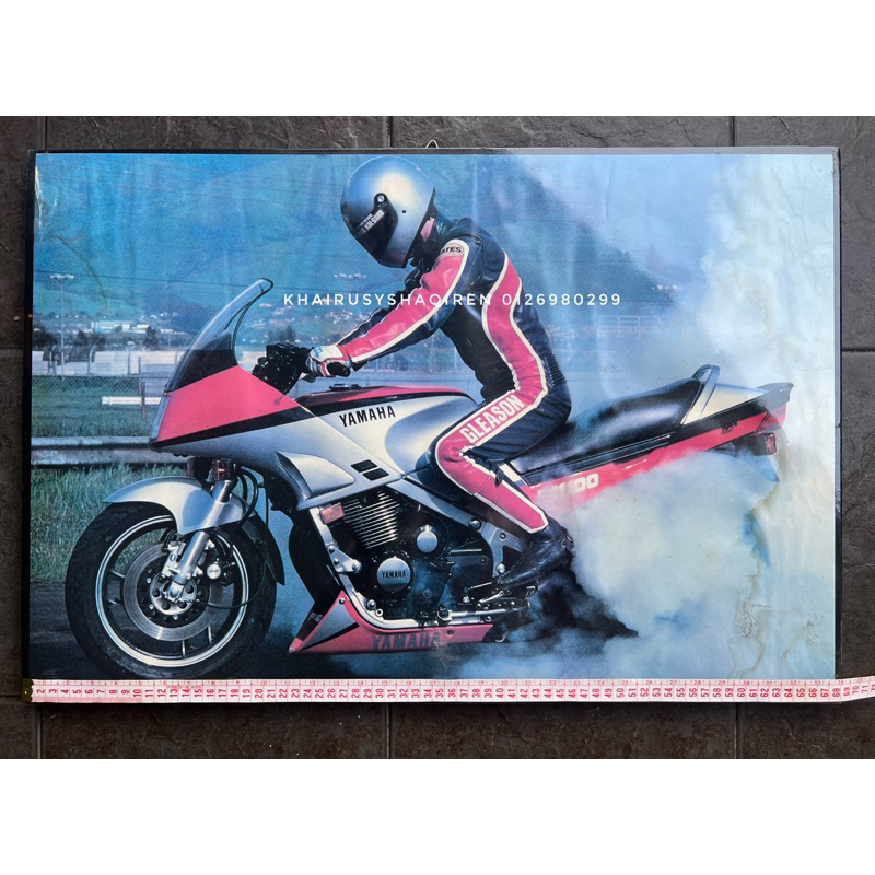 Vintage Yamaha FJ1100 Original poster | Shopee Malaysia
