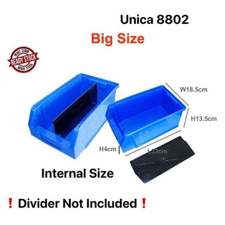 Unica Wall-Mounted Front-Vent Stackable Industrial Container Box Heavy ...