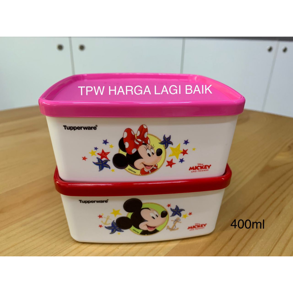 Tupperware Square Round 400ml, 800ml (2pcs) | Shopee Malaysia