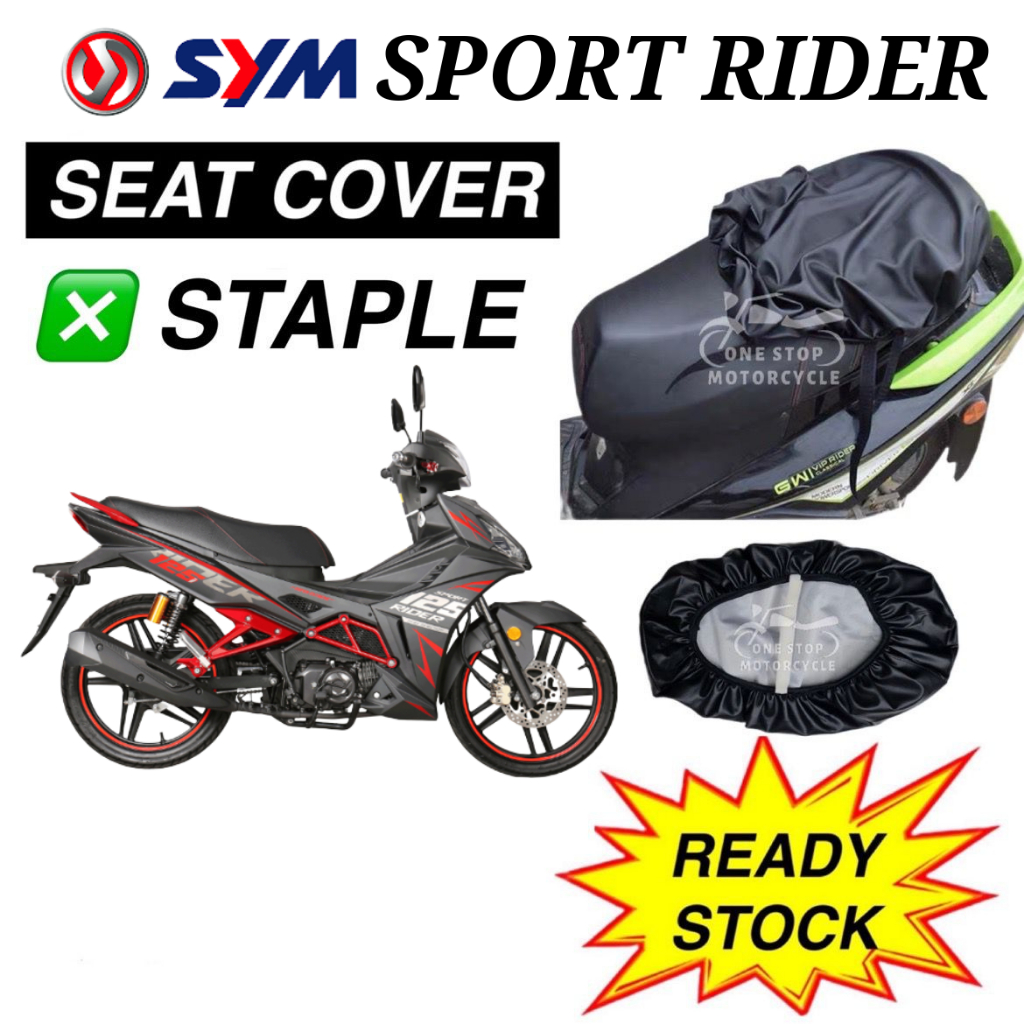 SYM SPORT RIDER 125 Seat Sarung Getah / Seat Cover Rubber / Kusyen ...