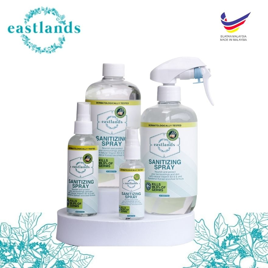 Buy3free3 Eastlands Sanitizing Spray 100ml 500ml Antibacterial 75 Halal