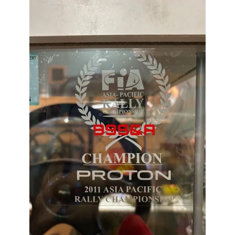STICKER FIA PROTON RALLY CHAMPIONSHIP MARK FIA | Shopee Malaysia