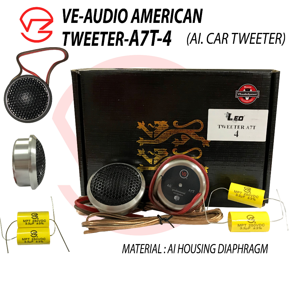 [READY STOCK] VE-AUDIO AMERICAN CAR AUDIO (AAA) TWEETER-A7T-4 | Shopee ...