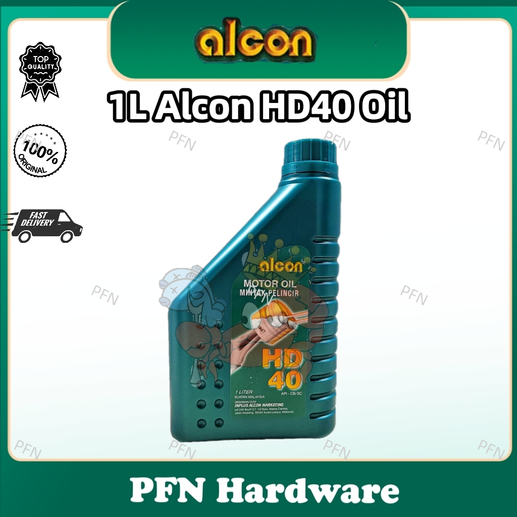 1L Alcon HD-30 / 40 Premium Engine Oil Minyak Pelincir Motor Oil 💥READY ...