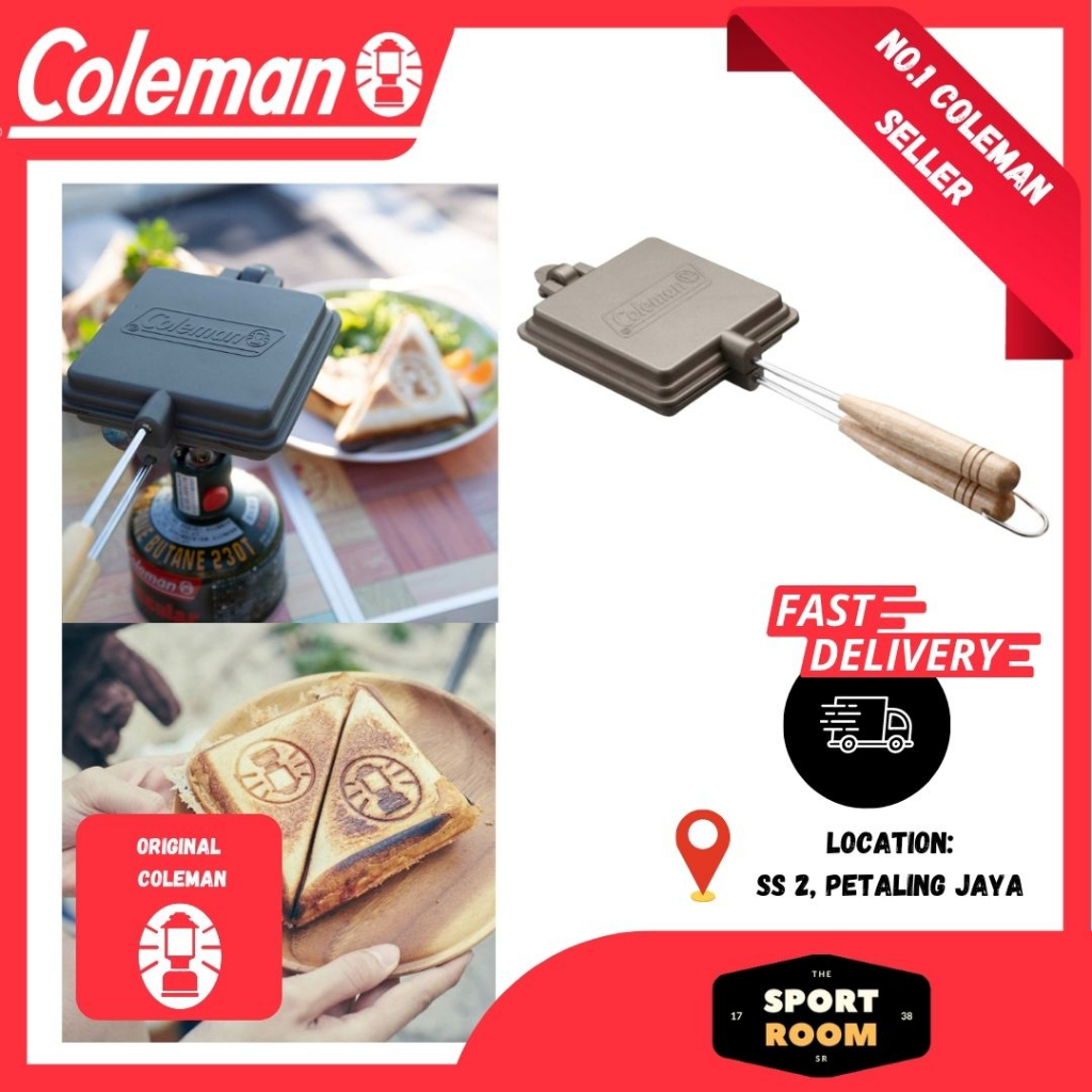 [Ready Stock] COLEMAN Hot Sandwich Cooker Maker Bread Maker Bread Toast ...