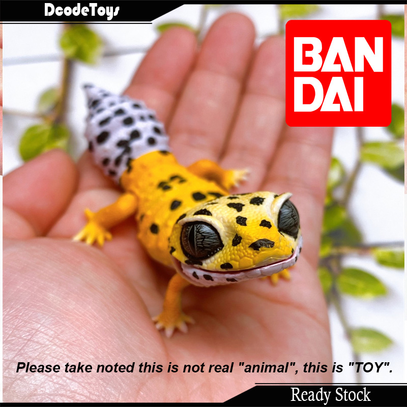 1/1 Bandai Gashapon Leopard Gecko 守宫 lizard Iguania Iguanas Chameleons ...