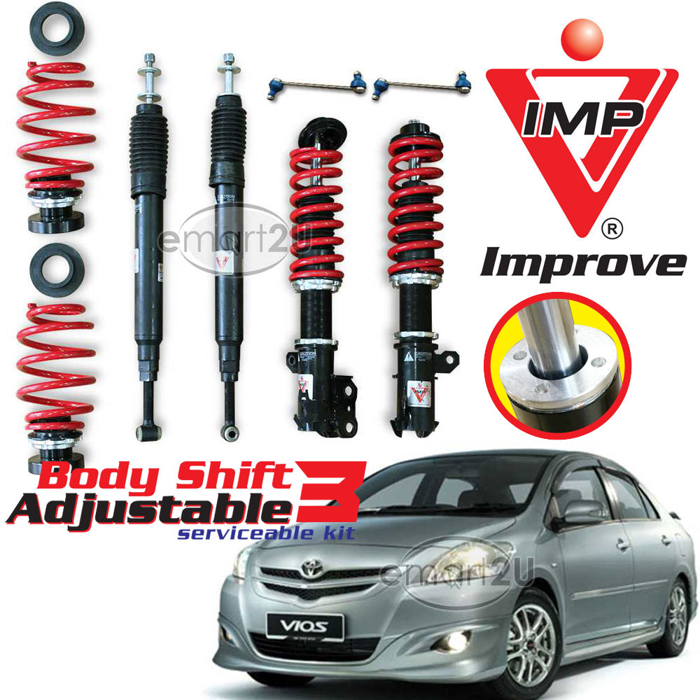 ADJUSTABLE TOYOTA VIOS NCP93 / YARIS 07-12 Hi Lo Body Shift Serviceable ...