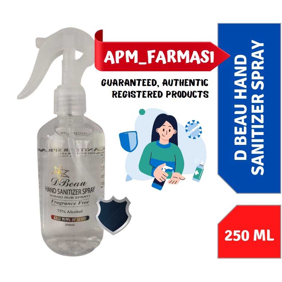 D BEAU HAND SANITIZER SPRAY 250ML | Shopee Malaysia
