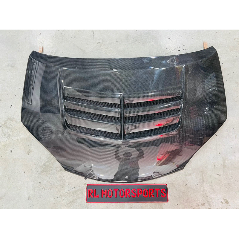 Toyota wish carbon fiber front bonnet bonet hood cover 2002 2003 2004 ...