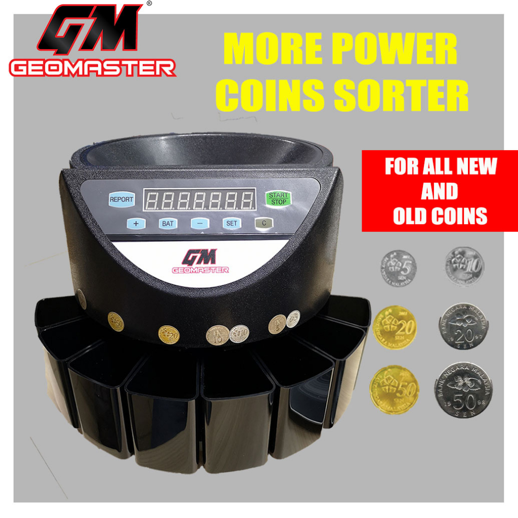 Money Coin Counter , Coin Sorter Machine Heavy Duty - Stock Ready ...